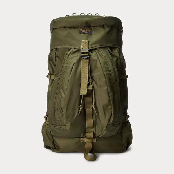 Ralph Lauren Nylon Utility Backpack - Olive Drab