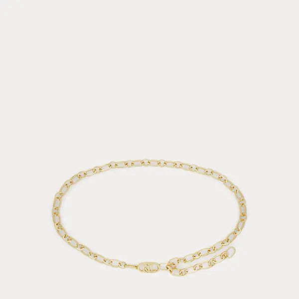 Ralph Lauren Brass-plated Chain Belt - Polished Brass