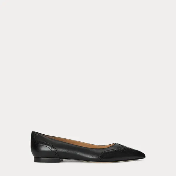 Ralph Lauren Loraine Ballet Flat - Black