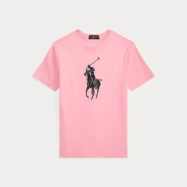 Ralph Lauren Pony Cotton Jersey Tee - Course Pink