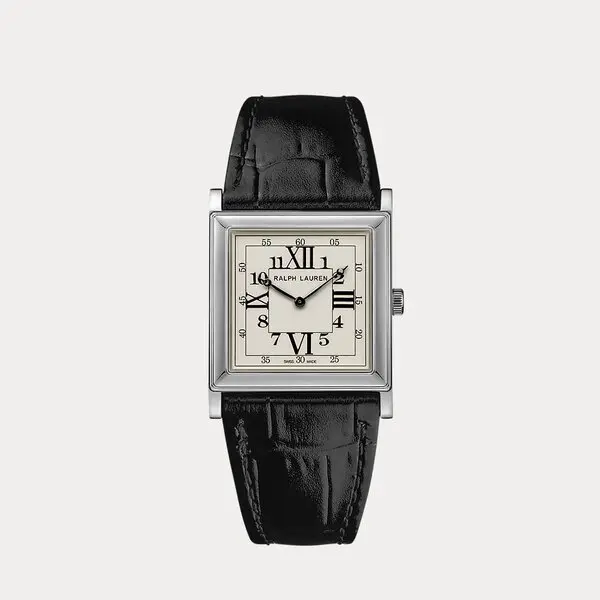 Ralph Lauren 867 28 Mm Watch - White Dial