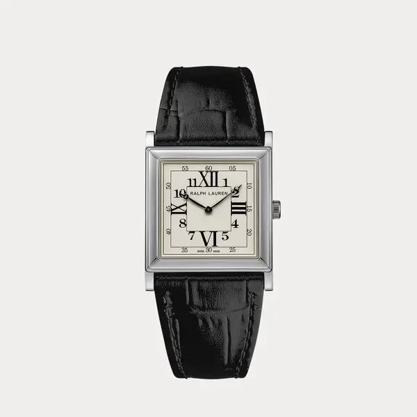Ralph Lauren 867 28 Mm Watch - White Dial