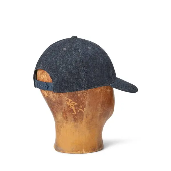 Ralph Lauren Winged-logo Denim Cap - Rinse