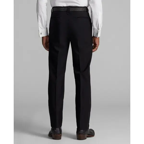 Ralph Lauren Slim Fit Wool Western Tuxedo Trouser