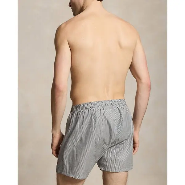 Ralph Lauren Classic Woven Cotton Boxer 5-pack - Grey/blue