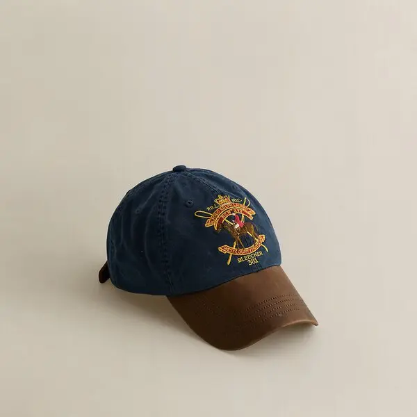 Ralph Lauren Equestrian Crest Baseball Cap - Blue