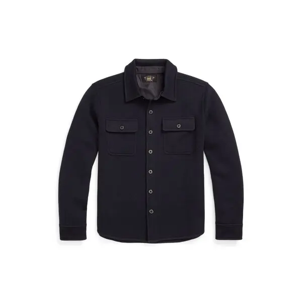 Ralph Lauren Birdseye Jacquard Wool Workshirt Sweater