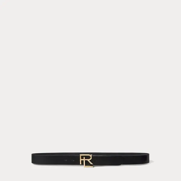 Ralph Lauren Rl Box Leather Belt - Black