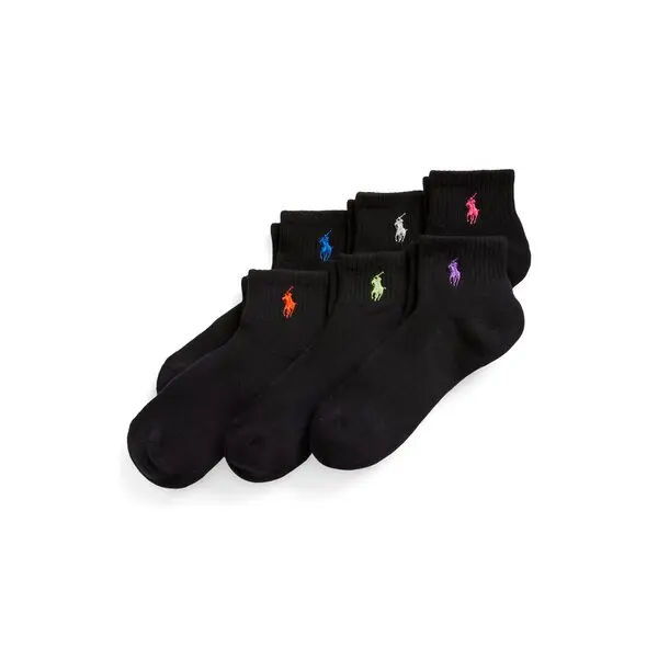 Ralph Lauren Quarter-crew Socks 6-pack - Bast