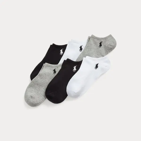 Ralph Lauren Low-cut Ankle Socks 6-pack - Ghast