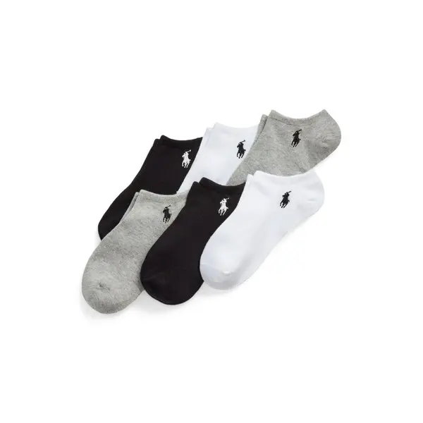 Ralph Lauren Low-cut Ankle Socks 6-pack - Ghast