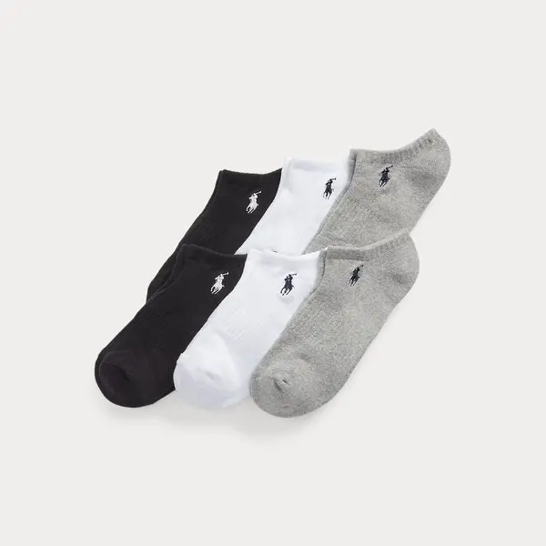 Ralph Lauren Cotton-blend Low-cut Socks 6-pack - Multi