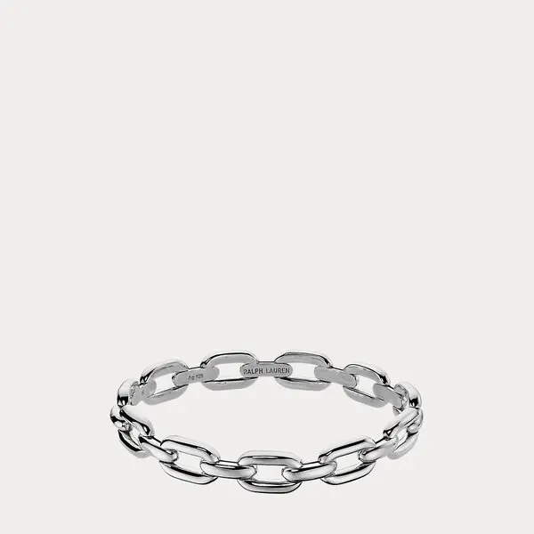 Ralph Lauren Sterling Silver Chunky Chain Bracelet - Grey