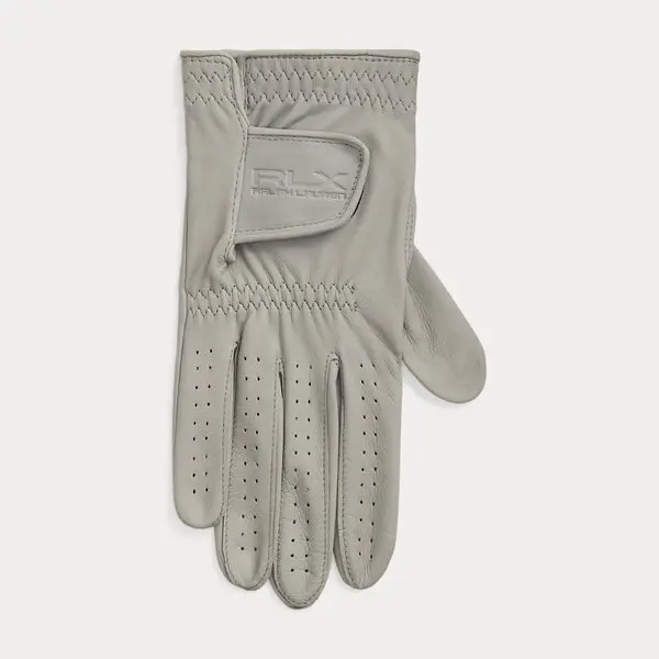 Ralph Lauren Cabretta Leather Golf Glove - Peak Grey