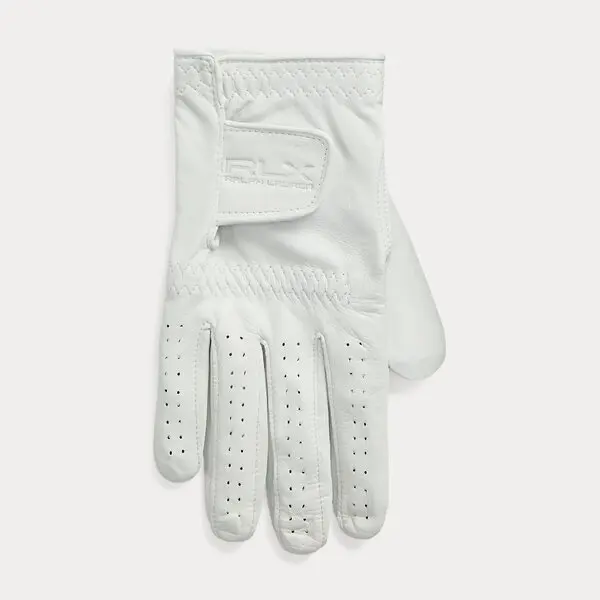 Ralph Lauren Cabretta Leather Golf Glove - White