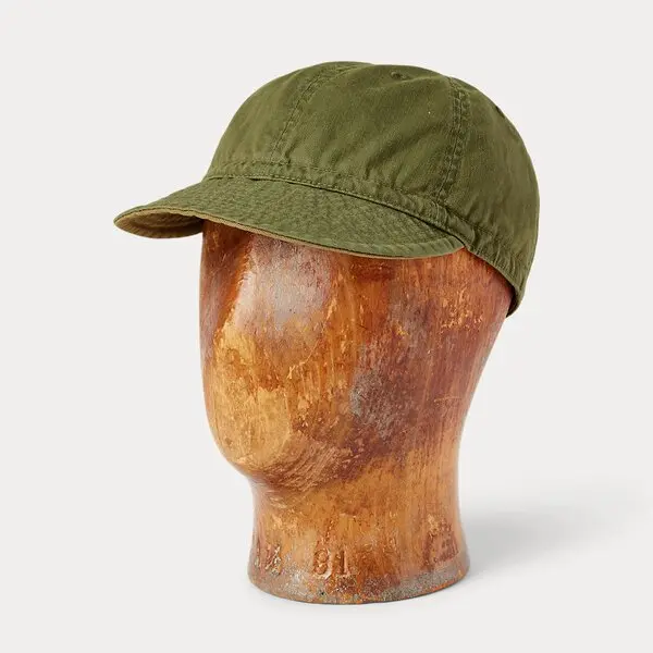 Ralph Lauren Herringbone Twill Cap - Olive Drab