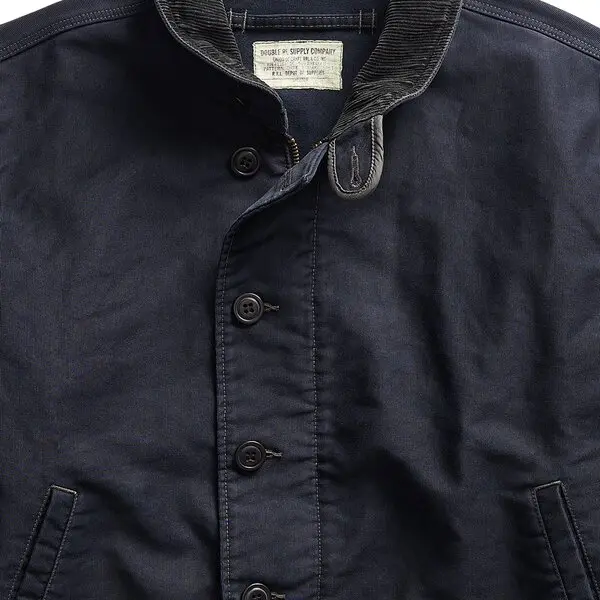 Ralph Lauren Corduroy-collar Cotton Deck Jacket - Dark Navy