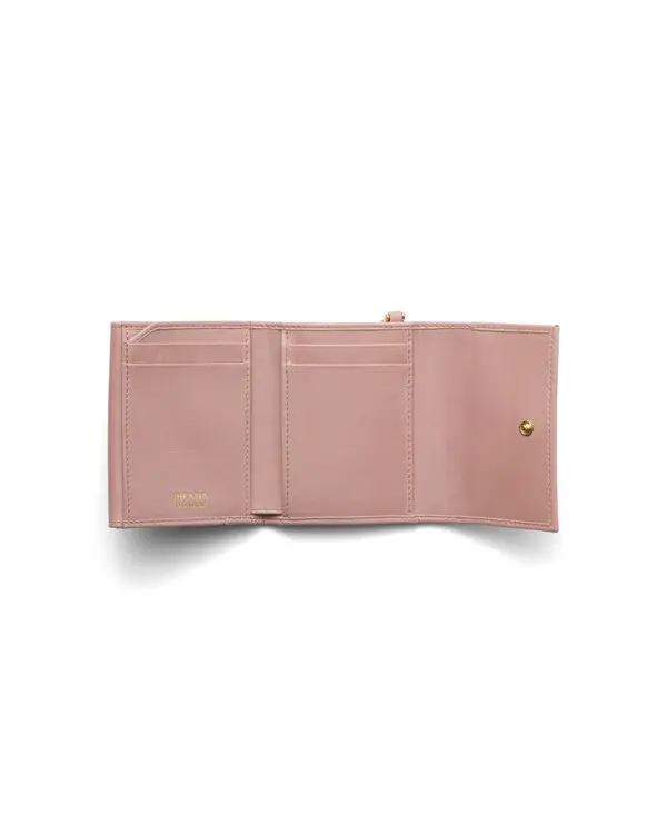 Prada Small Leather Wallet - Pink