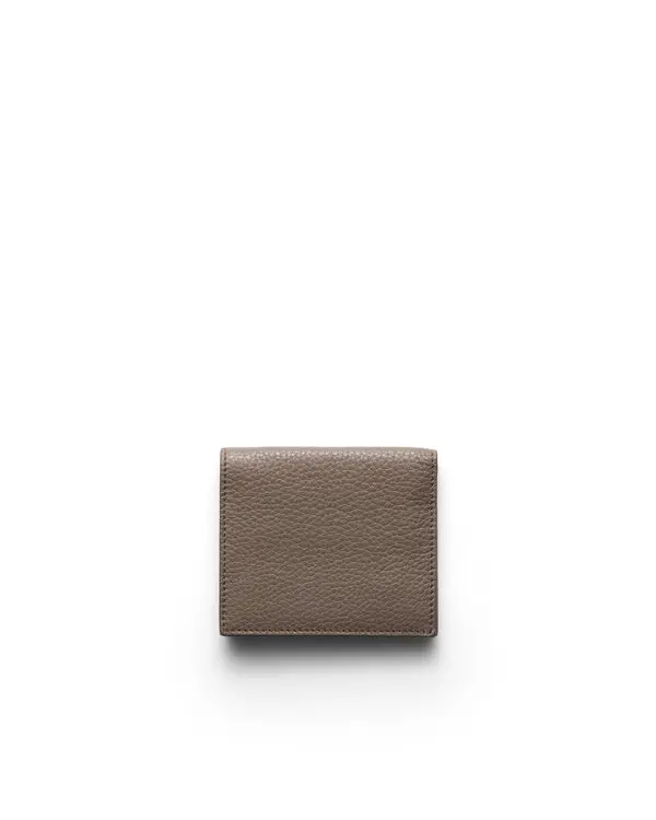 Prada Leather Wallet - Grey