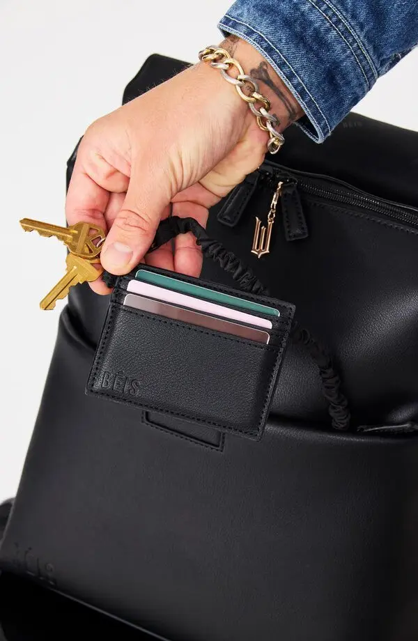 Beis the wicked backpack in black Beis The Wicked Backpack - Black | Editorialist main image 3