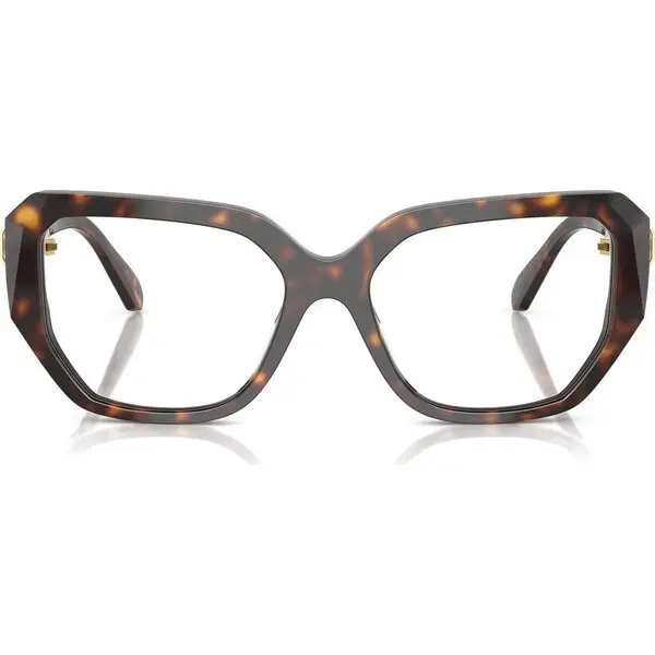 SWAROVSKI Geometric Eyeglasses - Havana