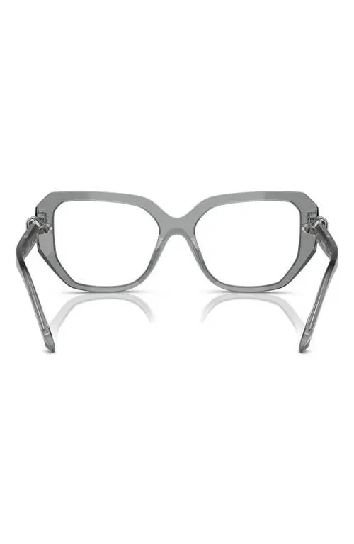 SWAROVSKI Geometric Eyeglasses - Transparent Grey