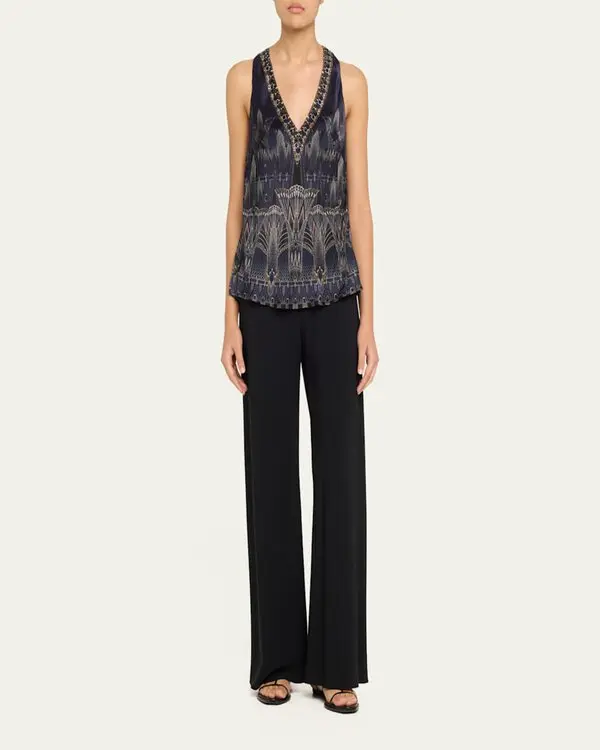 Camilla V-neck Top