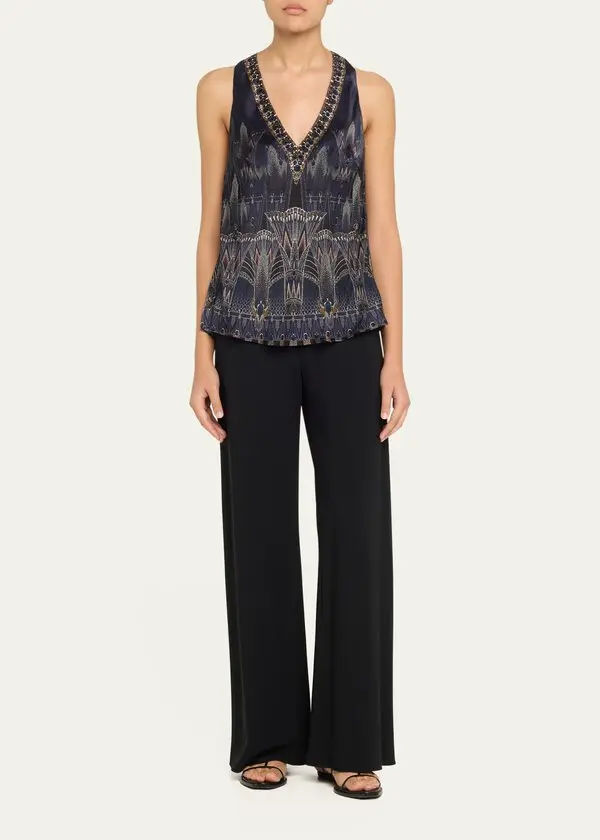 Camilla V-neck Top