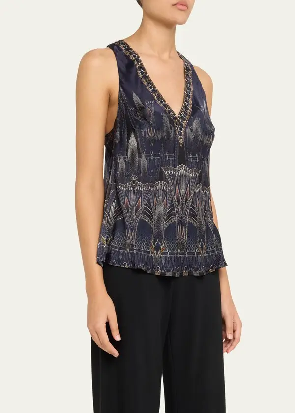 Camilla V-neck Top