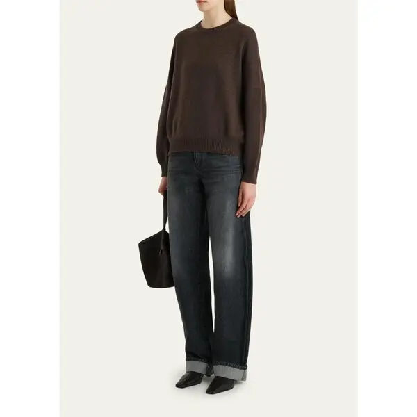Khaite Margaux Cashmere Sweater - Putty