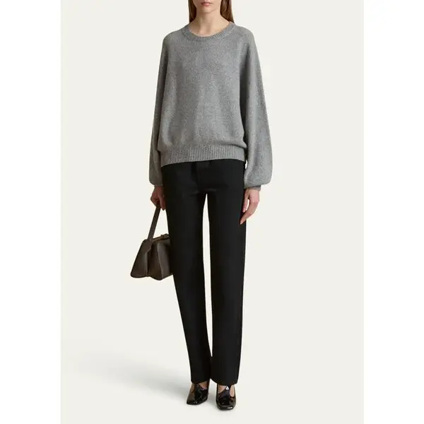 Khaite Margaux Cashmere Sweater - Putty