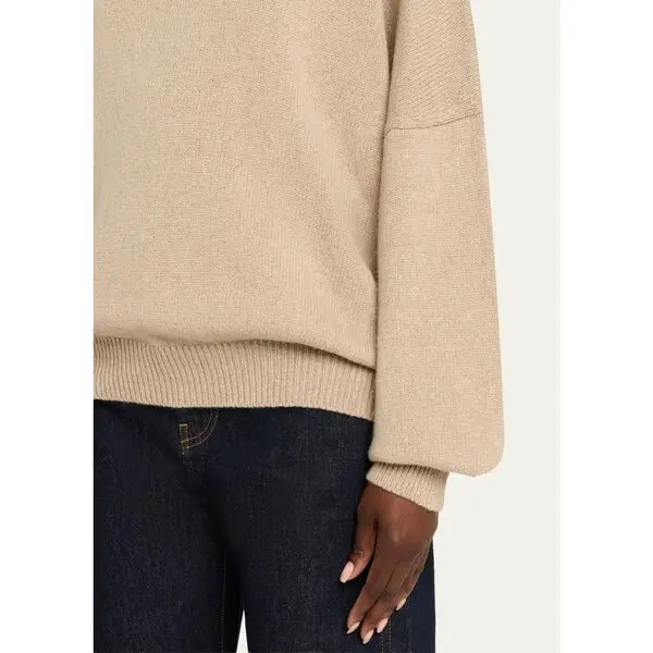 Khaite Margaux Cashmere Sweater - Putty