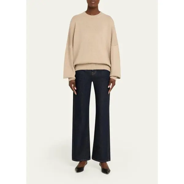 Khaite Margaux Cashmere Sweater - Putty