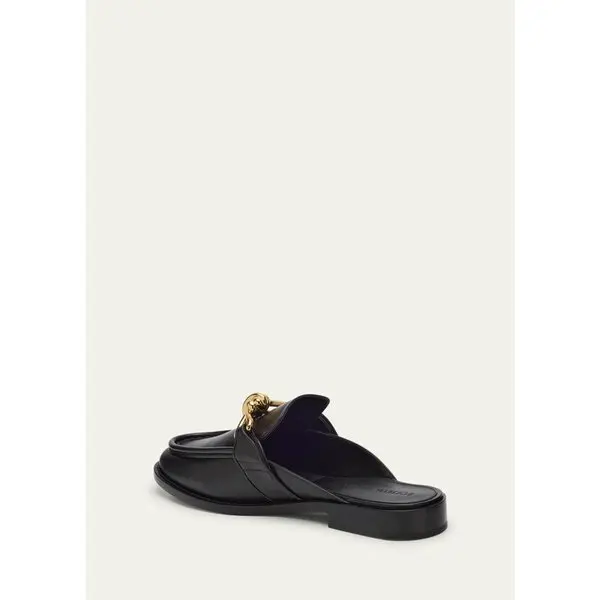 Bottega Veneta Astaire Knot Loafer Mules - Brown