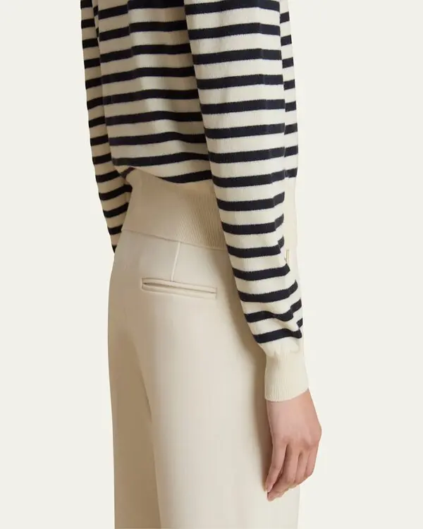 Khaite - Khaite Viola Striped Cashmere Sweater