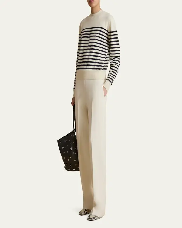 Khaite - Khaite Viola Striped Cashmere Sweater