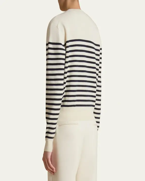 Khaite - Khaite Viola Striped Cashmere Sweater