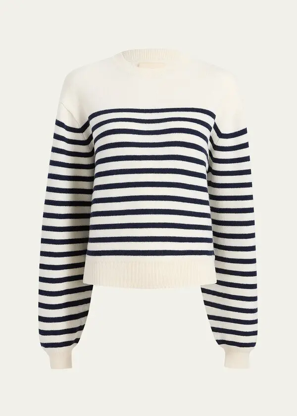Khaite - Khaite Viola Striped Cashmere Sweater