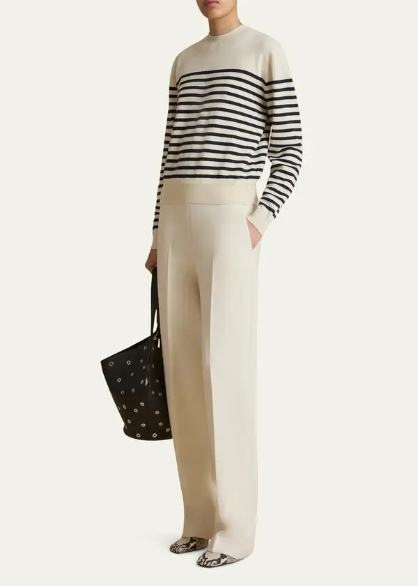 Khaite - Khaite Viola Striped Cashmere Sweater