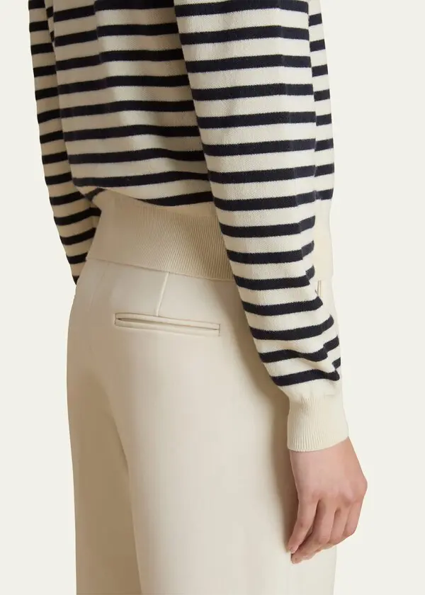 Khaite - Khaite Viola Striped Cashmere Sweater