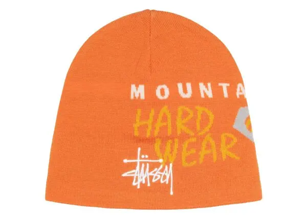 StÜssy X Mountain Hardwear Caelum Dome Beanie - Alpine Orange