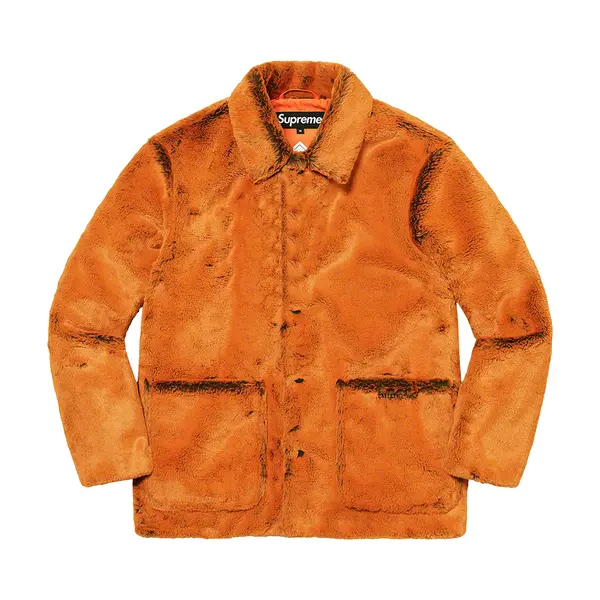 Supreme Faux Fur Shop Coat - Orange