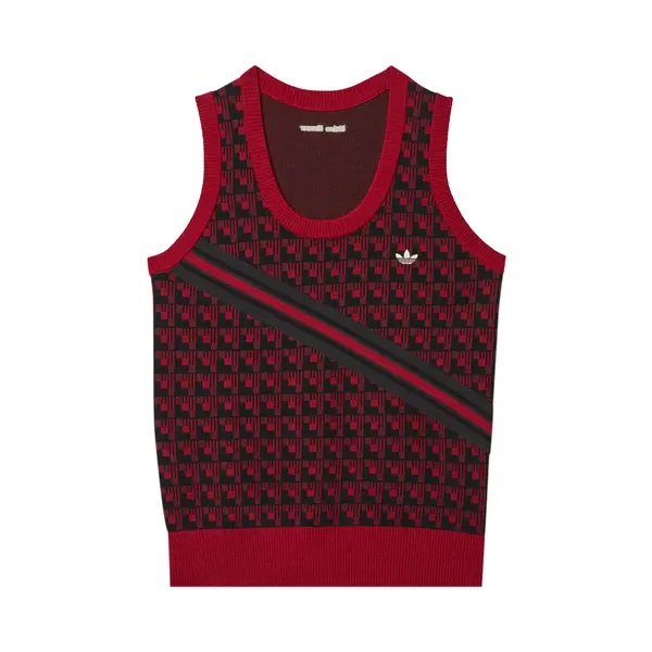 Adidas X Wales Bonner Knit Vest - Red