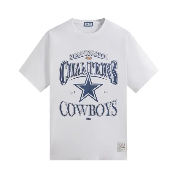 Kith For The Nfl: Cowboys Vintage Tee - White