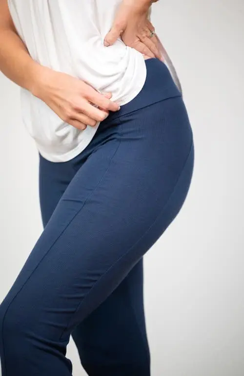 JJWINKS Happy Hour Wide Leg Lounge Pant - Navy