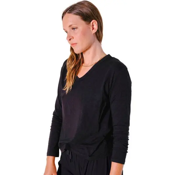 POPLINEN Plus Toni Pj Shirt - Black