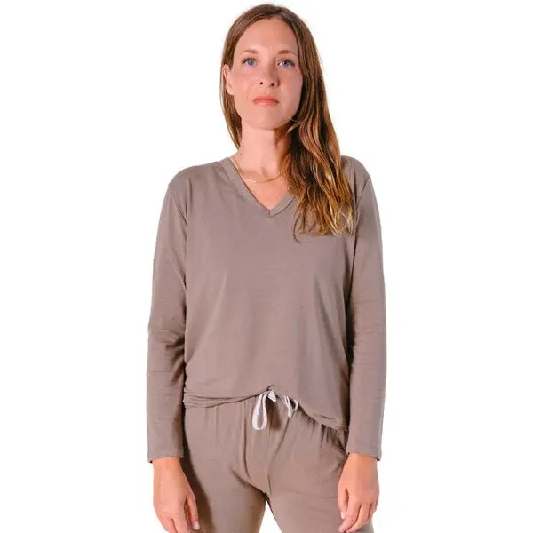 POPLINEN Plus Toni Pj Shirt - Olive