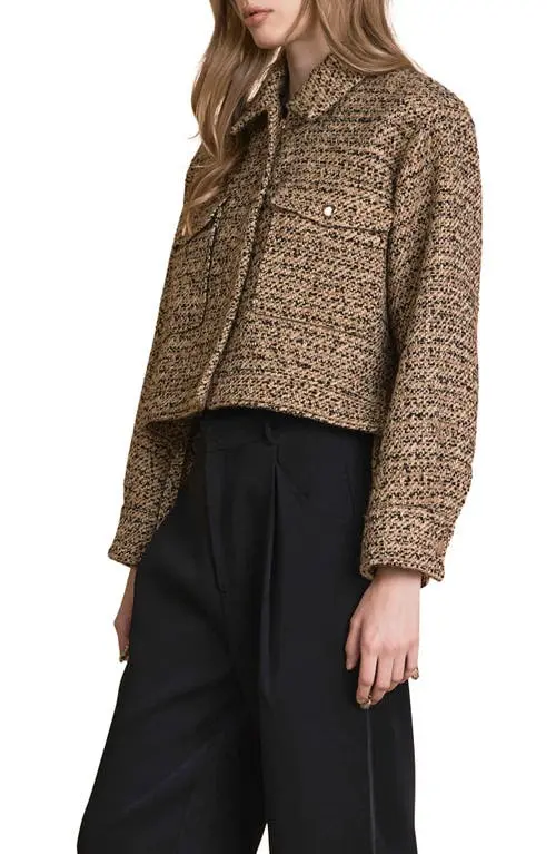 Endless Rose Side Tie Tweed Jacket