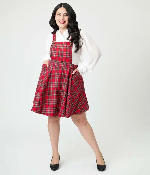 Unique Vintage Brionne Pinafore Skirt
