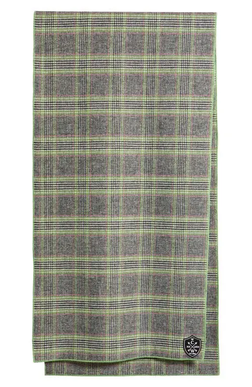 CLIFTON WILSON Glen Plaid Wool Scarf